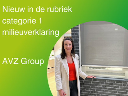 Zonwering van Smits Rolluiken en Zonwering (AVZ-Group) staat met CAT 1-data in de NMD